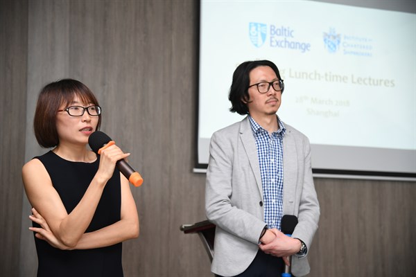 Baltic/ICS lecture in Shanghai on 28 March 2018 | Institute of ...