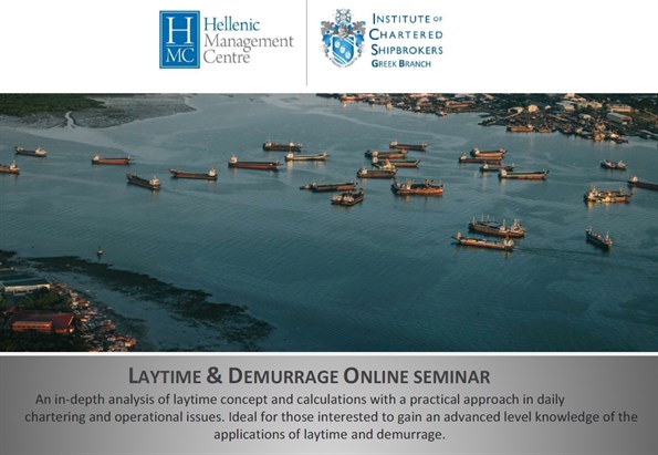 HMC Laytime and Demurrage (Online Seminar) | Institute of Chartered ...